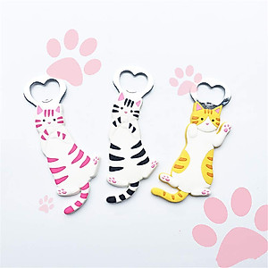 SHFICDJ Animal Cat shape Bottle Opener,Beer Bottle Openers,Creative kitchen supplies gift bottle opener.