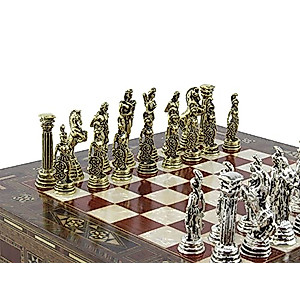 Antochia Crafts 11 Inches Custom Chess Set - Personalized Chess Set - Gift Idea for Son, Husband, Father and Anyone for Birthday, Anniversary and Any Occasion, 2 players