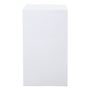 OSP Home Furnishings 2 Drawer Locking Metal File Cabinet, White