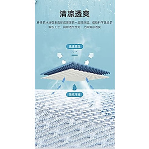 Yopeango King Size, Cool Gel Infused Memory Foam and Pocket Spring Mattress, Bed in a Box,Blue A-120X190cm