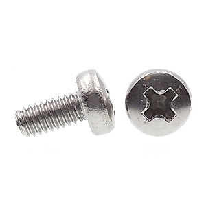 Prime-Line 9130825 Machine Screws, Metric, Pan Head, Phillips Drive, M2.5-0.45 X 5MM (10 Pack)