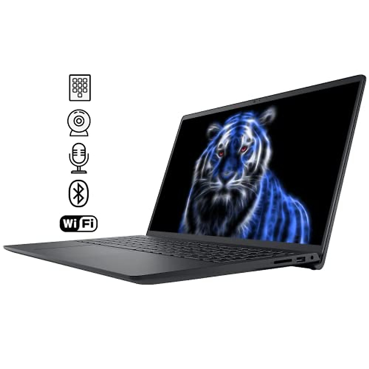 Dell [Windows 11 Pro] Inspiron 3515 Business Laptop, 15.6''HD Display, AMD Ryzen 5 3450U, 16GB RAM, 1TB HDD, HDMI, WiFi, SD Card Reader, Full-Size Keyboard, Numeric Keypad, Long Battery Life, Black