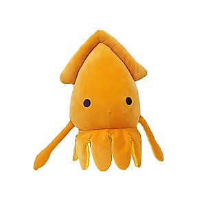 Avocatt Stuffed Squid Plush Toy - 10 Inches Stuffed Animal Plushie - Plushy and Squishy Squid with Soft Fabric and Stuffing - Cute Toy Gift for Boys and Girls