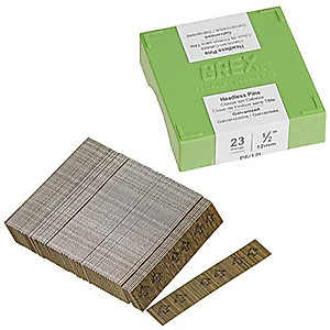 Grex P6/12L 1/2 In. 23 Ga. Headless pins, Galvanized, 10M/Bx