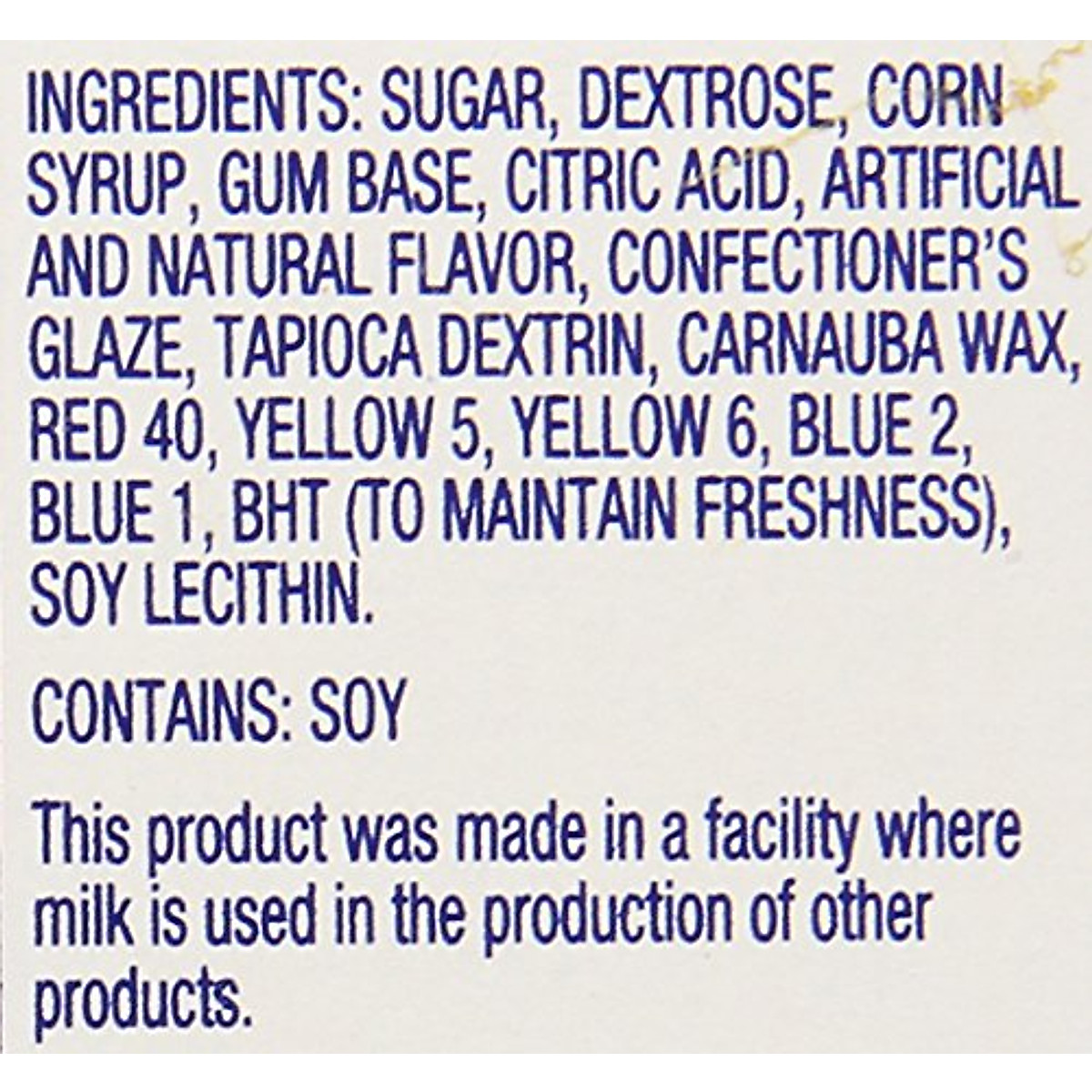 Rain-blo Bubble Gum Balls, 1.7 Ounce Tube, Pack of 24