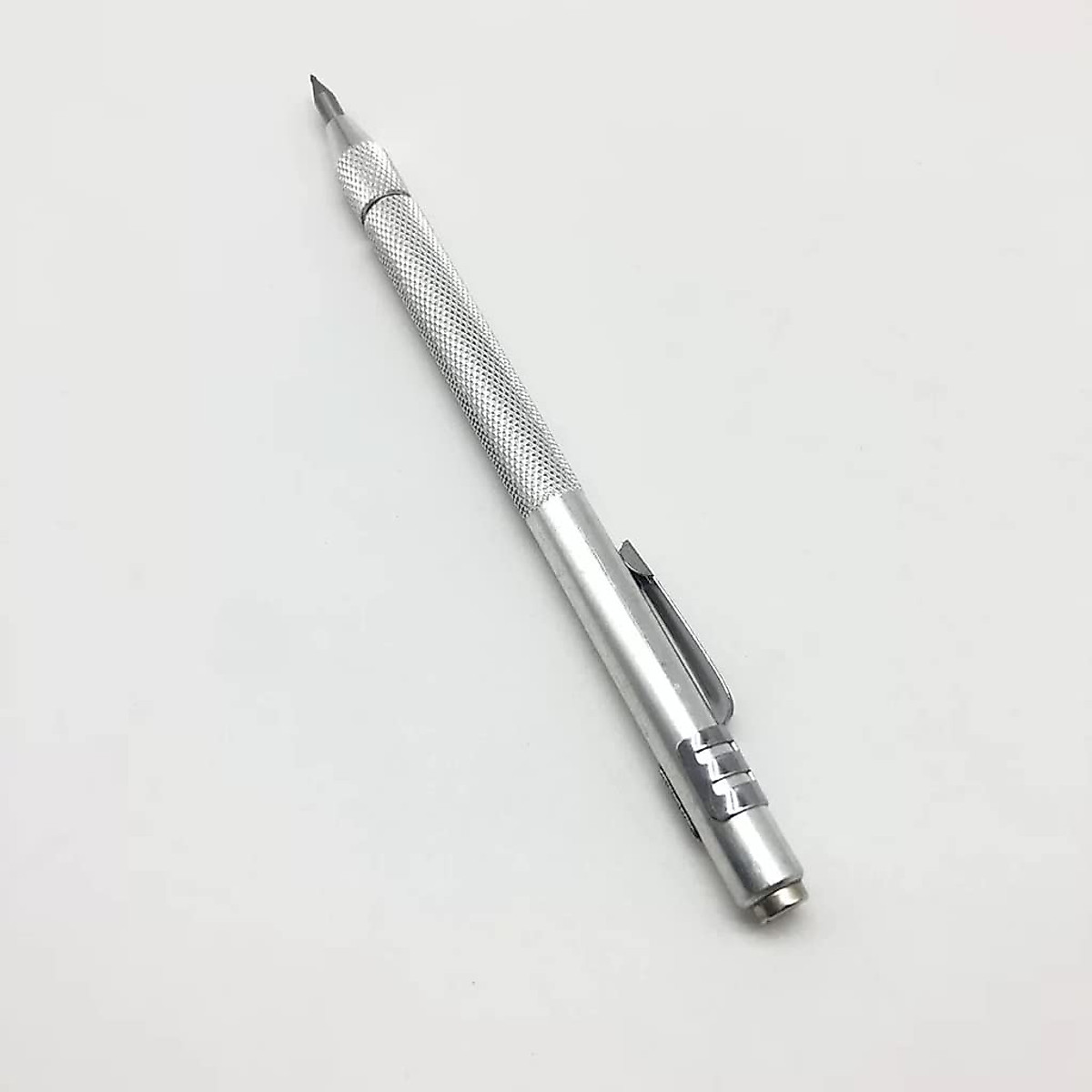 HeyooHeloo Aluminum Etching Engraving Pen,Tungsten Carbide Tip Scriber with Clip and Magnet 2 pack，Extra 2 Free Replacement Tips Included.（2 of pack）