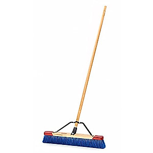 Harper 37518500 Heavy Duty Cleaning Set with Outdoor Push Broom, Floor Squeegee, Debris Pan and Handheld Scrubbing Brush