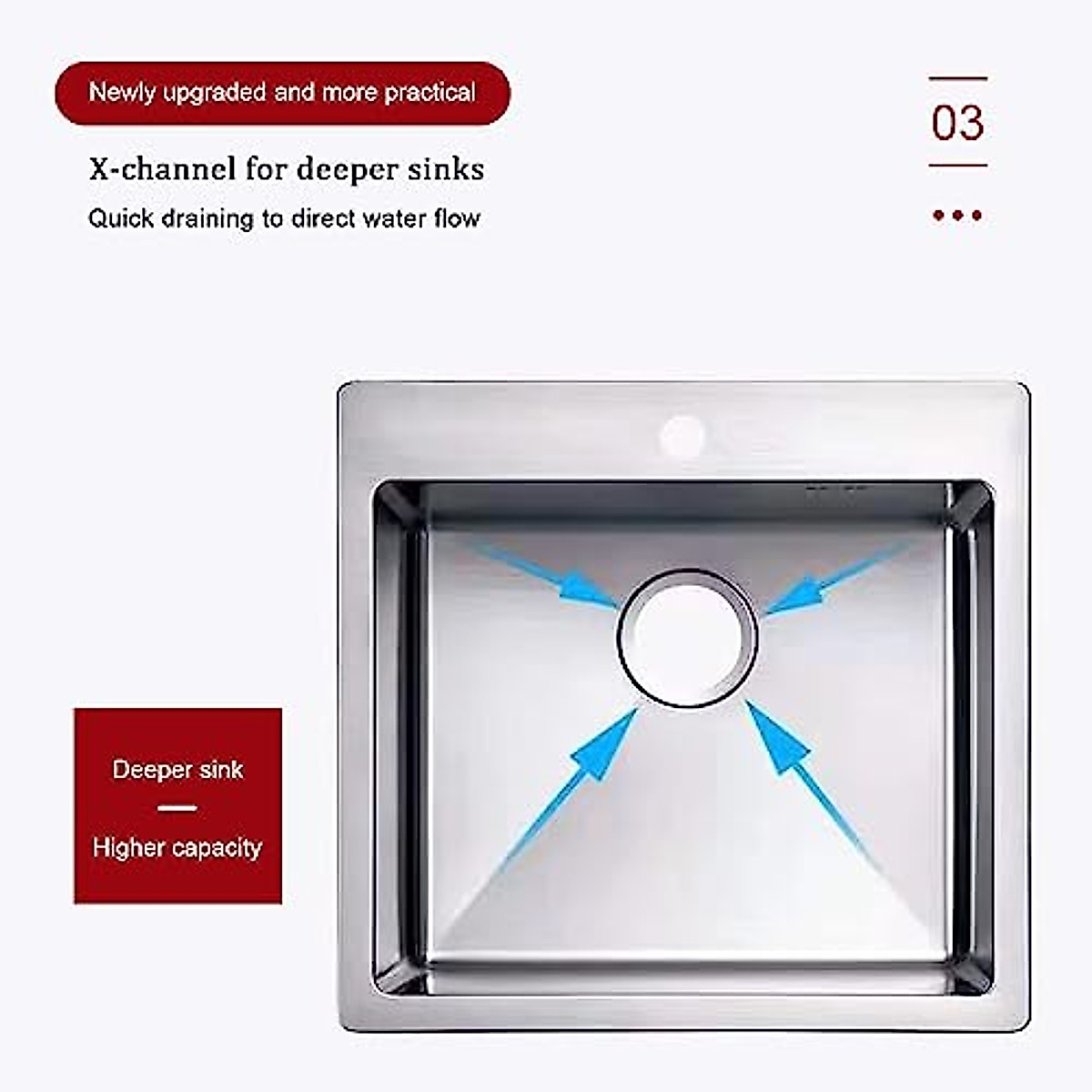 Commercial Stainless Steel Sink with 2 Compartments,Large Double Bowl Sink,Kitchen Sink Industrial Sink,with 2 Faucet,for Garage, Restaurant, Kitchen(47.2 * 23.6 * 31.5in)