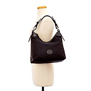 Dooney & Bourke Large Nylon Erica Hobo Shoulder Handbag Light Pink