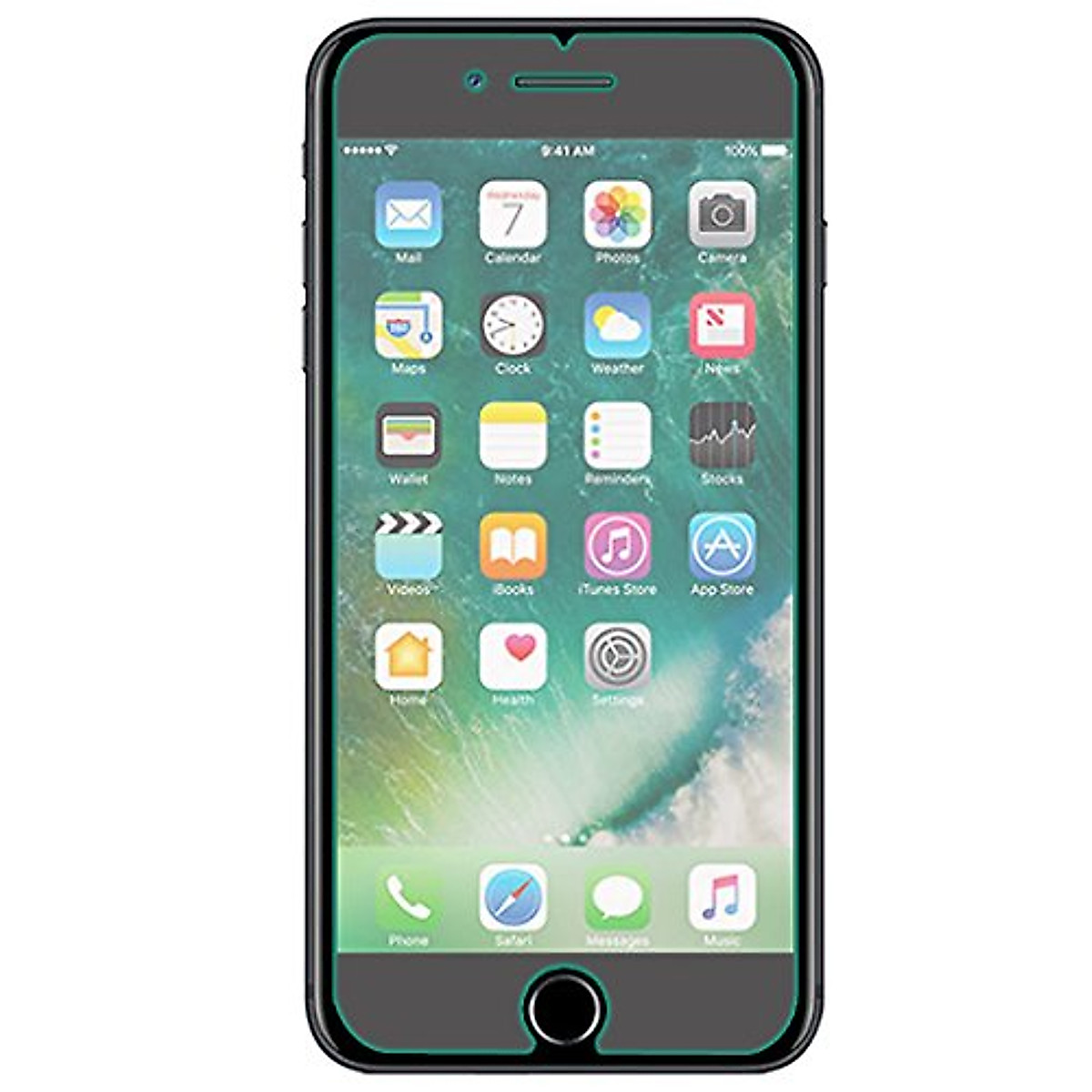 Mr.Shield [3-Pack] Designed For iPhone 7 Plus / iPhone 8 Plus [Tempered Glass] Screen Protector [0.3mm Ultra Thin 9H Hardness 2.5D Round Edge]