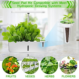 160 Pcs Seed Pod Kit for AeroGarden, Suitable for Hydroponics Growing System for a Variety of Plants, Outdoor and Indoor Hydroponics Supplies