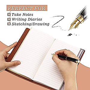 PRSTENLY Gifts for Brother Leather Journal, to My Brother Gifts 140 Page Refillable Journal Notebooks, Birthday Christmas Gifts for Brother from Sister Brother