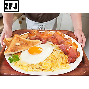ZFJ Microwave Bacon Cooker, Bacon Tray for Cooking Crispy Bacon in few Minutes Reduces Fat up to 35% for Healthy Breakfast. 10.5 x 6.3 x 5.7 inch