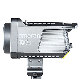 Amaran 100d LED Video Light, 130W CRI95+ TLCI96+ 39,500 lux@1m Bluetooth App Control 8 Pre-Programmed Lighting Effects DC/AC Power Supply Photography Shooting Light