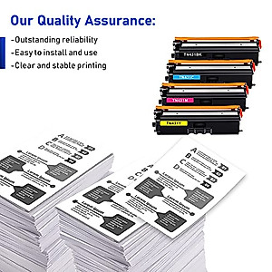 TN431 TN-431 TN433 Toner Cartridges: Compatible Replacement for Brother TN-433 TN431K TN431C/M/Y Standard Yield Toner for MFC-L8900CDW HL-L8360CDW HL-L8260CDW MFC-L8610CDW HL-L8360CDWT Printer