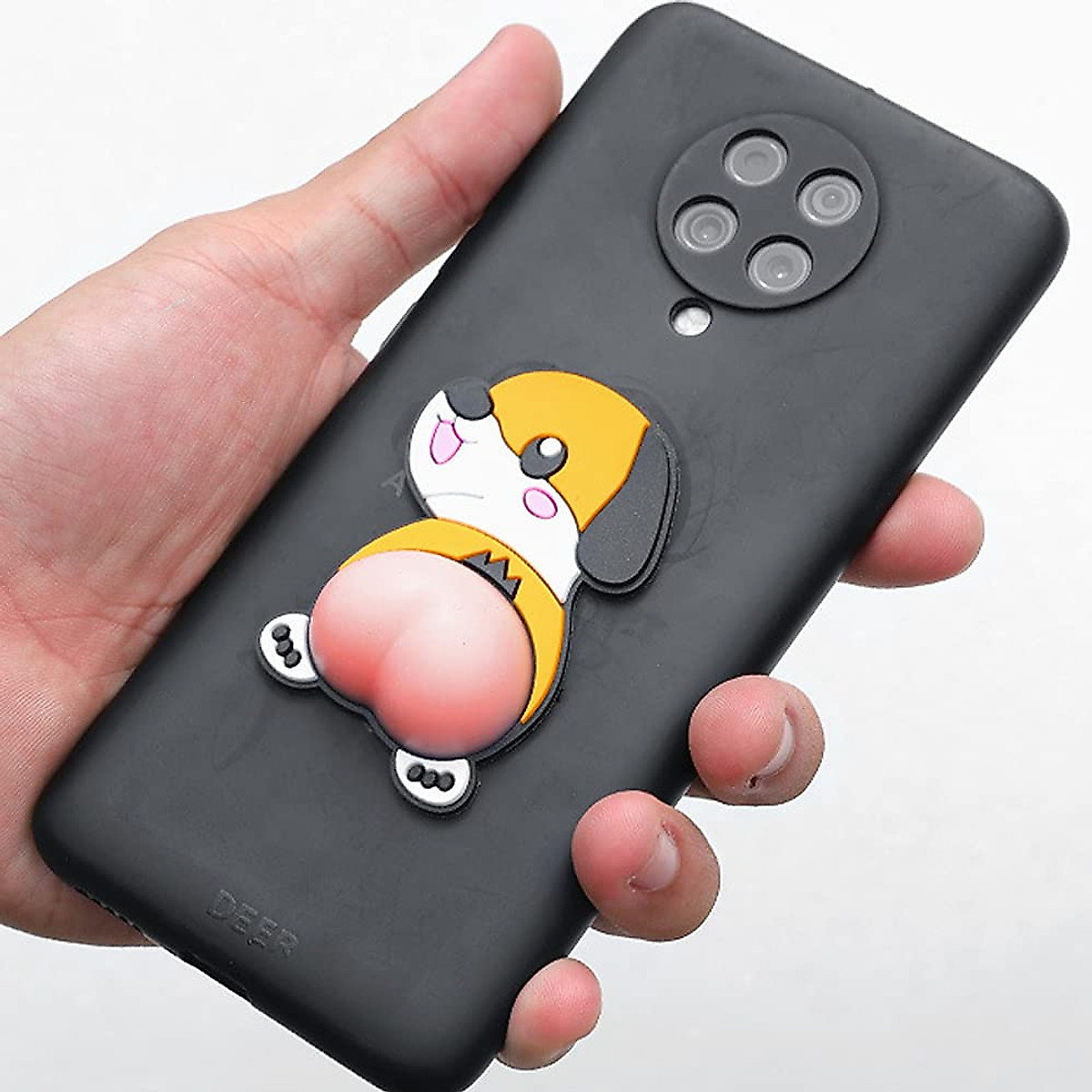 HALUOGUAI 1 Pair 3D Cartoon Animal Butt Shaped Flexible Silicone Fridge Door Stops,Self Adhesive Decorative Wall Protector,Pink Peach Shaped Waterproof Toilet Lid Bumper Pad (Pig)