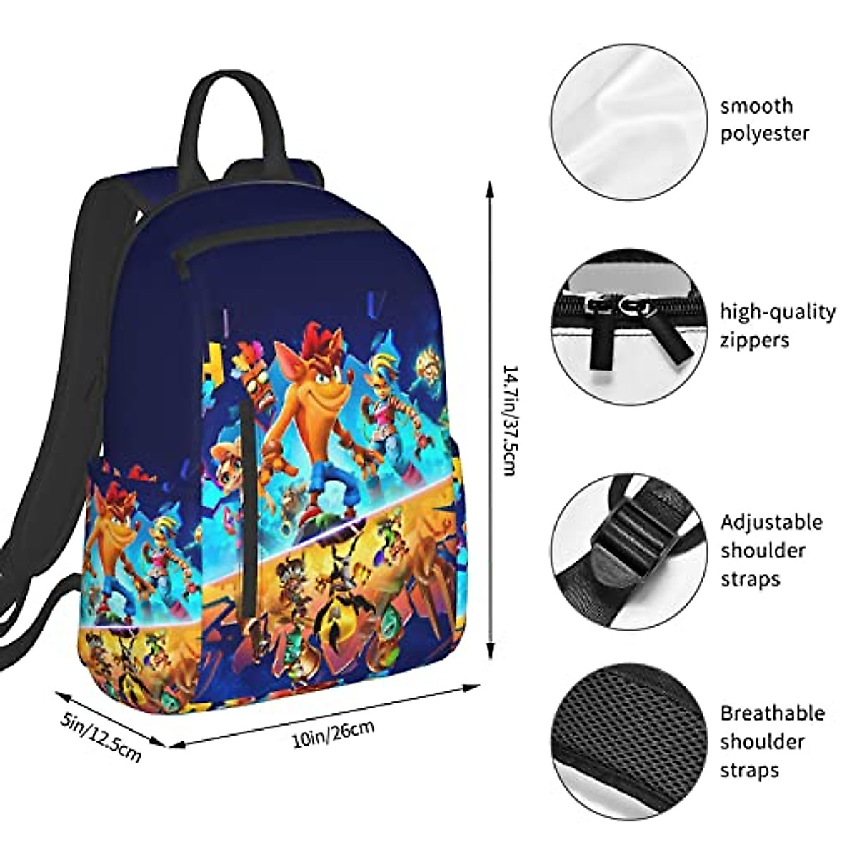 Business Unisex Durable Laptops Backpacks Work Fashion Bookbags College School Computer Bag Gifts for Men/Women Boys