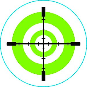 Urinal Fly Toilet Stickers, 12 Pack, Lime Green Target, 80% Cleaner Bathrooms in Minutes!