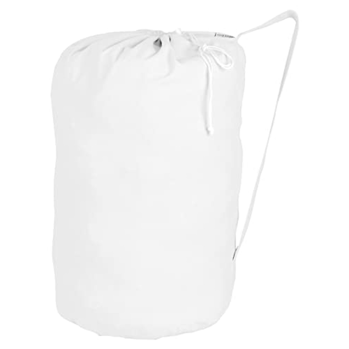 Accent Home Cotton Canvas Laundry Bags With Drawstring 2 Pack LARGE Travel Storage Bags 15" x 28", Heavy Duty Multi Use | Washable Dirty Clothes Organizer | Easy Fits a Laundry Hamper Mesh Basket