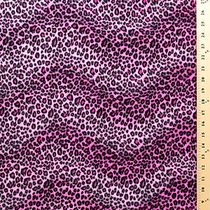 Velboa Wave Print Cheetah 60 Inch Fabric by The Yard (F.E.®)