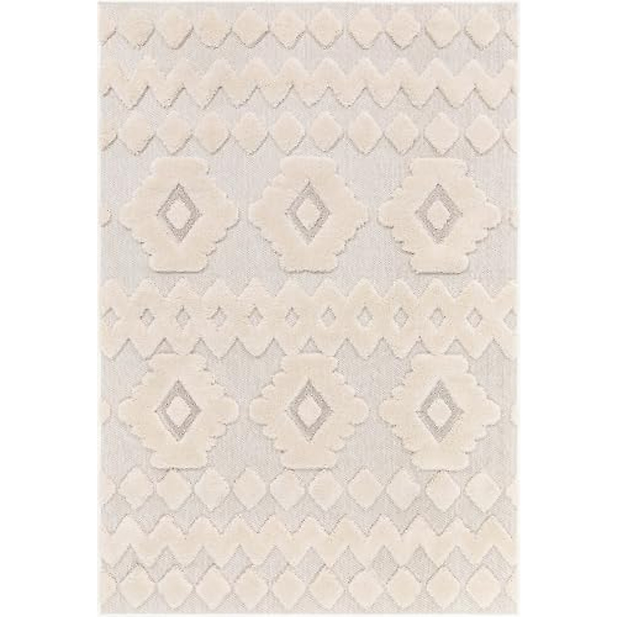 Well Woven Bellagio Chiara Tribal Moroccan Beige Flat-Weave 7'10" x 9'10" Area Rug
