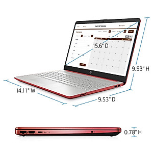 HP 2021 Newest Laptop Computer, 15.6" HD Display,Intel Pentium Dual-core N5000 Upto 2.7 GHz, 8GB DDR4 RAM, 128GB SSD, HD Webcam, HDMI, Bluetooth, WiFi, Win10 S, 10+ Hours Battery, w/Hubxcel Cables