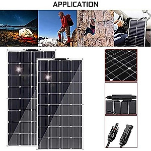 CAJUCA Solar Panel 800W 400W Solar Panel Solar Cells 30A Charger USB Controller Solar Panel Kit Complete Power Charge System Outdoor,400w