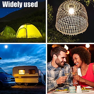 USB LED Camping Lantern, Emergency Portable 5W Light with 8.4ft Long Cable for Power Station,Home Power Failure, Outdoor Light Up Porch, Backyard Garage and Camping Tent (Cold White)