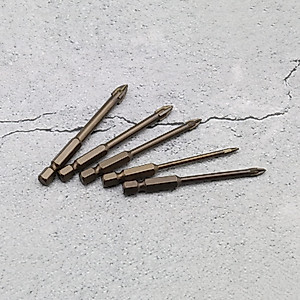 Micro Traders 5pcs Tile Drill Bits with Hex Shank Glass Concrete Drill Bit Set Masonry Drill Bits for Brick Tile Plastic and Wood 3mm 4mm 5mm 6mm 8mm