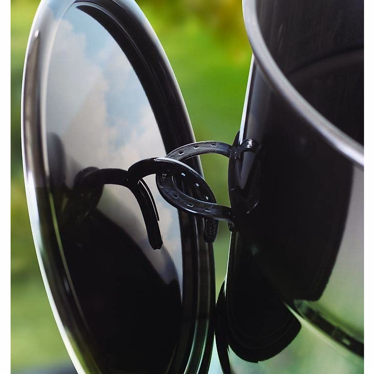 Pit Barrel Cooker Classic Package - 18.5 Inch Drum Smoker | Porcelain Coated Steel BBQ Grill | Includes 8 Hooks, 2 Hanging Rods, Grill Grate and More