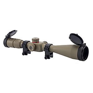 Monstrum G2 6-24x50 FFP Rifle Scope | Flat Dark Earth | Monstrum SS-H Scope Sunshade | Bundle