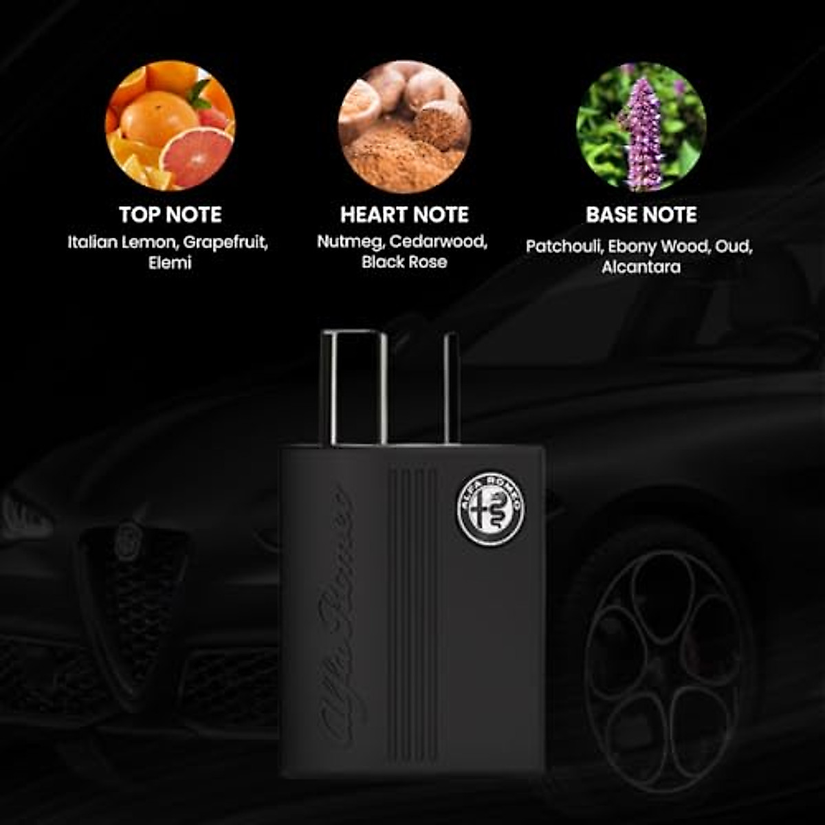 Alfa Romeo Alfa Romeo Black Men EDT Spray 4.2 oz