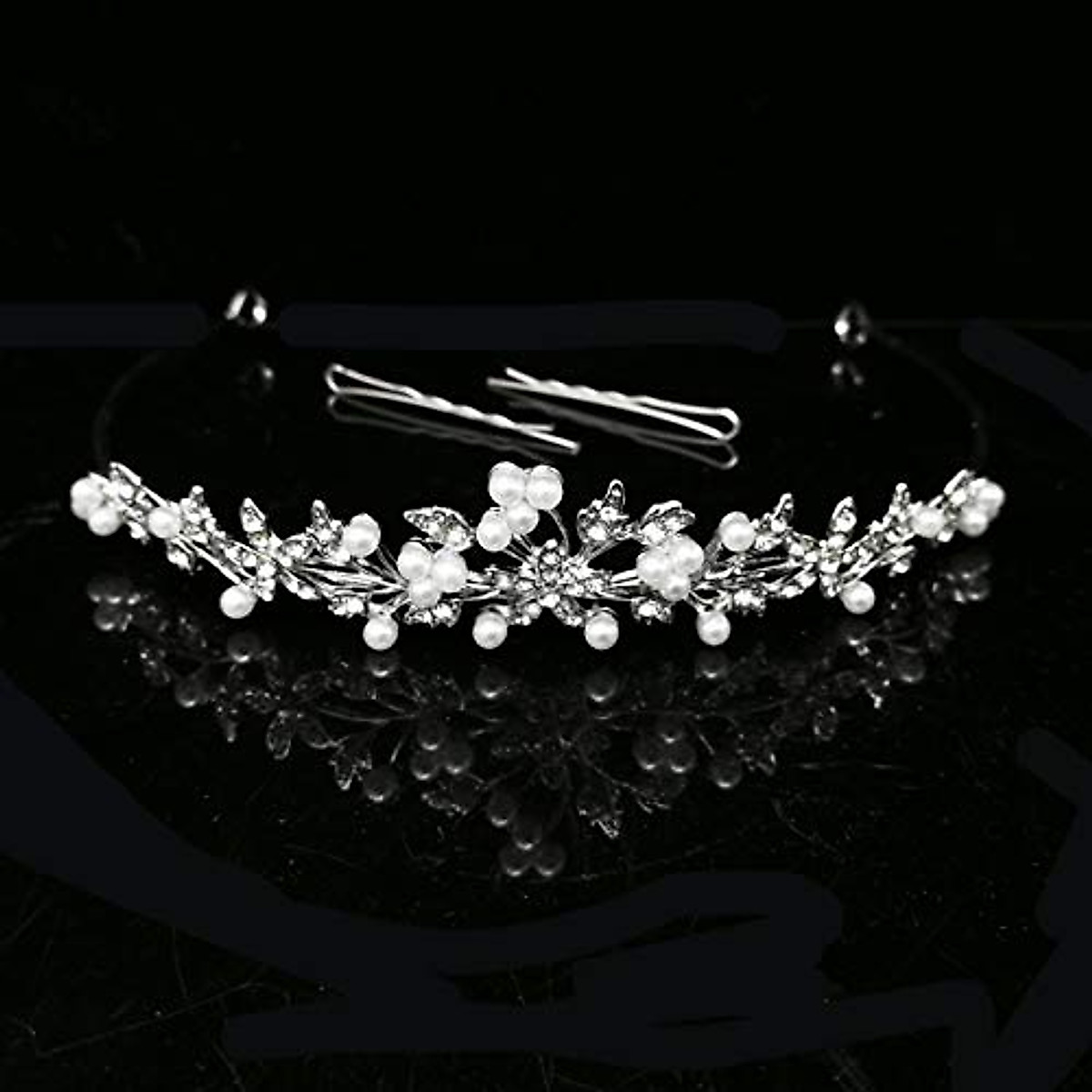 Rhinestone Crystal Tiaras and Crowns Headband For Women Birthday Pageant Wedding Prom Princess Crown (A-006)