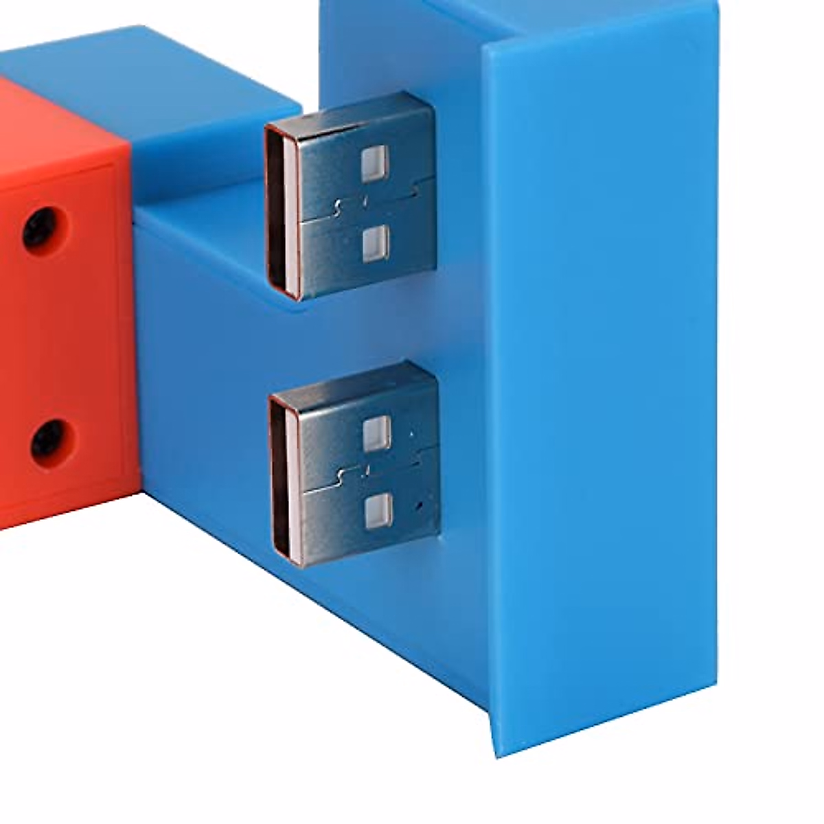 4 Ports Controller Adapter, USB Interface Design Easy to Use Practical Convenient Premium Material Wired Controller Adapter for