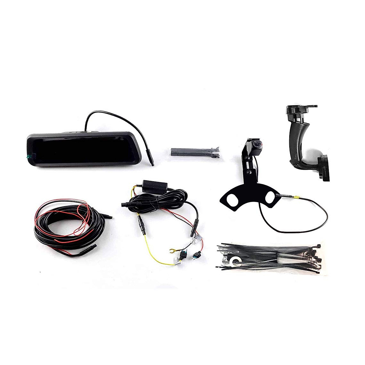 Brandmotion FVMR-8876V2 FullVUE Rear Camera Mirror System with Full HD Video Screen & 2-Channel DVR for Jeep Wrangler JL 2018+