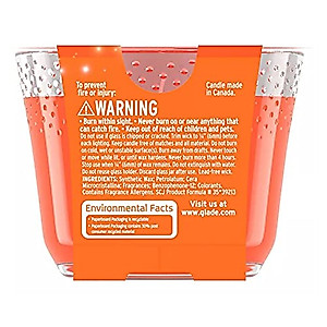 S C JOHNSON Glade Jar Candles, Fragrance Candles Infused with Essential Oils, Air Freshener Candles, 6.8 Oz; Multiple Scents Available! (Pumpkins Spice Things Up, 3 Wick)