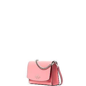 KATE SPADE CARSON CONVERTIBLE CROSSBODY SHOULDER LEATHER BAG IN GARDEN PINK