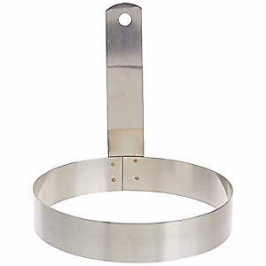 Winco 5-Inch Round Egg Ring, Medium, Stainless Steel
