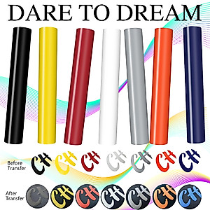 3D Puff Heat Transfer Vinyl Sheets 12"x 10" Foaming HTV Press Film Puffy Vinyl Iron on Vinyl for DIY T-Shirt Clothes Bag Pillow Textile Fabric (Assorted Color)