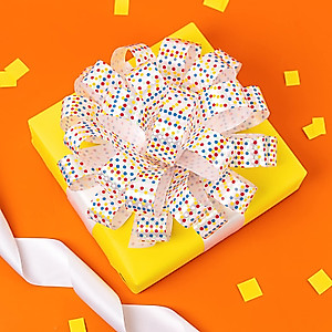 MAYPLUSS 8" Gift Bow, 1 Bows, Rose Gold, Perfect for Birthday, Holiday, Party Favors Decorations