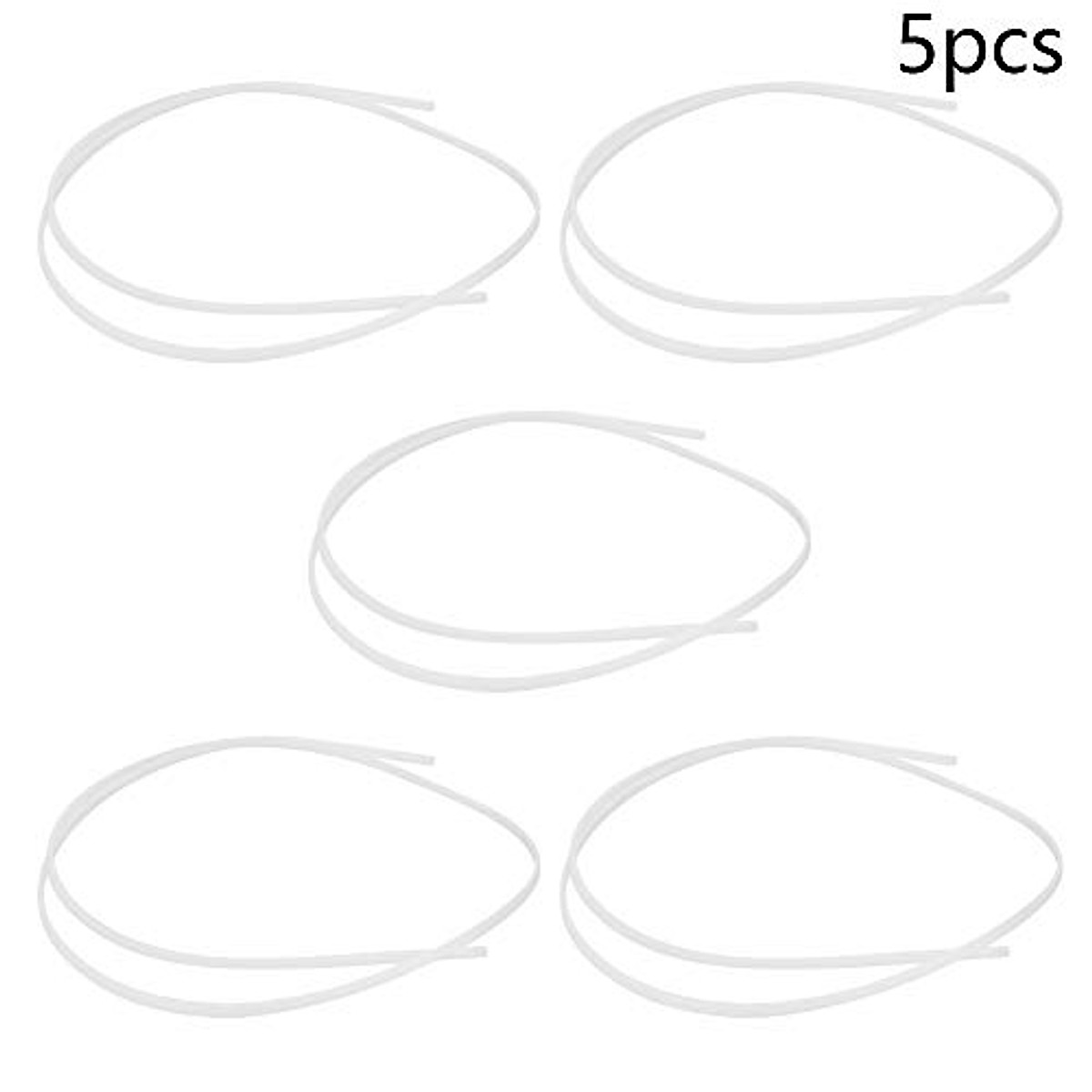 Plastic Welding Rods PPR Welder Rods for Plastic Welder Gun/Hot Air Gun White 39 Inches Length 5Pcs,Aicosineg