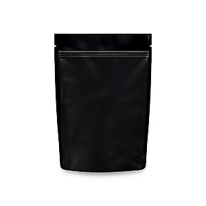 Loud Lock Mylar Bags Smell Proof -1000 Count (Black, 1/8 Ounce 5.25"x3.75") - 6mil Thickness Packaging Bags - Mylar Bags For Food Storage - Resealable Bags