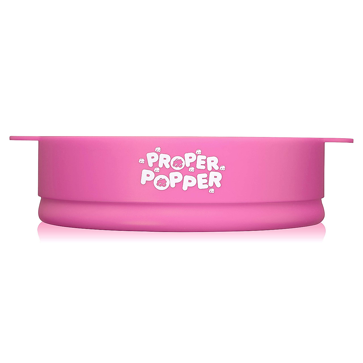 The Original Proper Popper Microwave Popcorn Popper, Silicone Popcorn Maker, Collapsible Bowl BPA Free & Dishwasher Safe - (Pink)