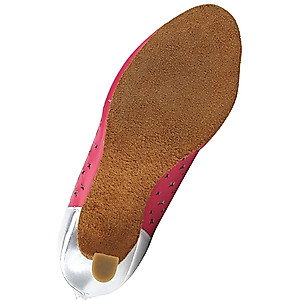 Very Fine Women's Salsa Ballroom Tango Dance Shoes CD3022 Bundle with Shoe Brush, Peach & Silver 8.5 M US 3"