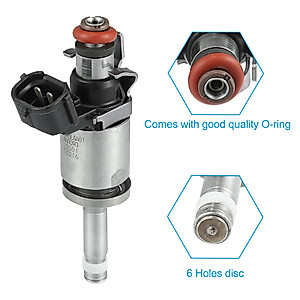 X AUTOHAUX 16450-5LA-A01 Fuel Injector Nozzle Flow Matched Replacement for Honda Accord 13-17 for Honda CR-V 15-17 for Acura ILX TLX 15-17 2.4L 4pcs
