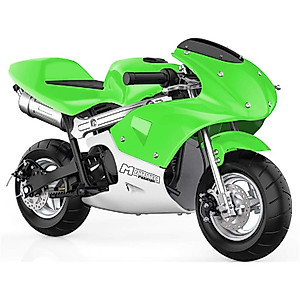 MotoTec Phantom Gas Pocket Bike 49cc 2-Stroke Green