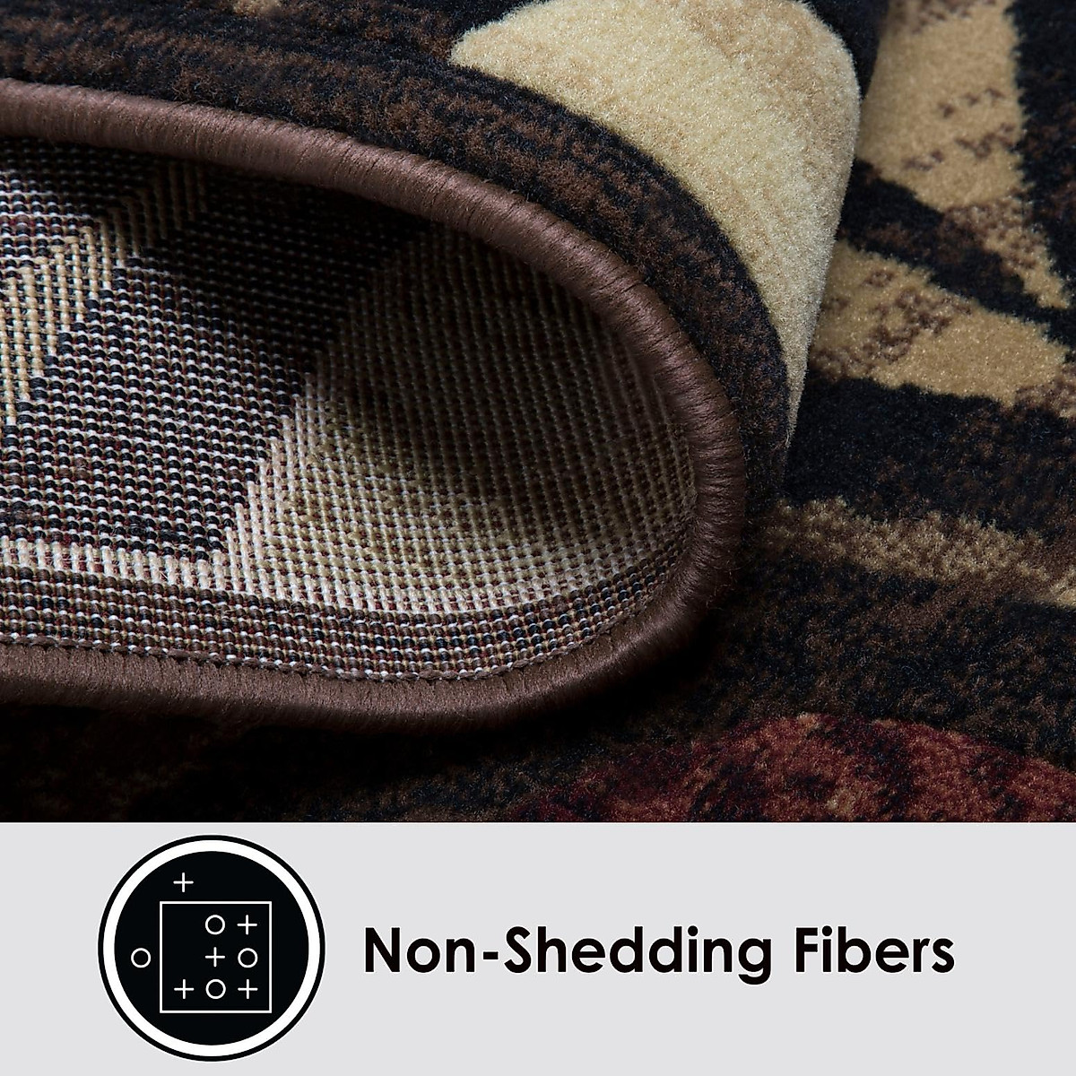 Home Dynamix Catalina Picasso Contemporary Artistic Swirl Area Rug, 7 ft 10 in x 10 ft 2 in, Black