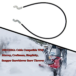 Wanotine 1501122MA Front Drive Lower Cable for Murray Snowblowers 1501122 313449MA MT1501122MA