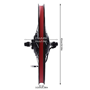 DCEHKR E-Bike Conversion Kits 36V Electric Bike Rear Hub Conversion Kit with Brushless Gear Motor 350W Electric Bicycle Conversion Kits Suitable for 20-inch Rear Wheel E-Bike