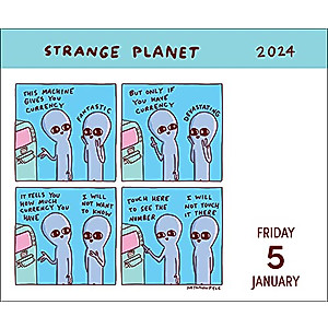 Strange Planet 2024 Day-to-Day Calendar: Wildly Unprepared for the Day